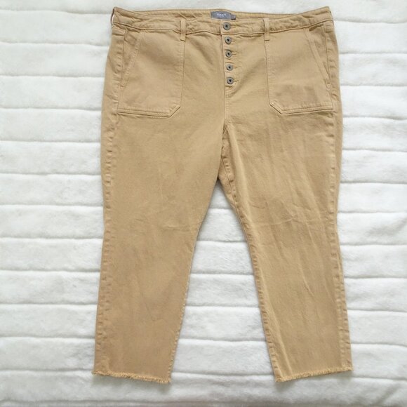 torrid | Jeans | Torrid Womens Jeans 22r Mom Straight Tan Brown | Poshmark